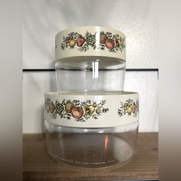 Pyrex | Kitchen | Vintage Pyrex Spice Of Life Fruit Design Kitchen See ...